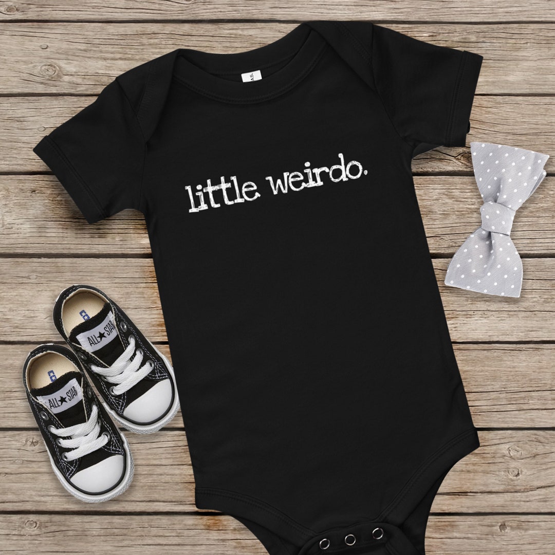 Little Wierdo. Baby Bodysuit - Size 3m-24m - Etsy