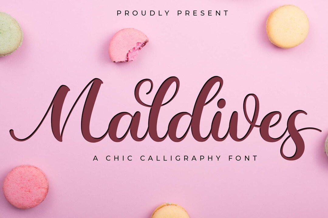 Maldives Font | Elegant Handwritten Script | PUA Encoded | Logo ...