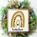 Teacher Boho Rainbow Svg Teacher Designs Svg Png Dxf Eps - Etsy
