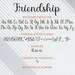 Friendship Handwritten Font - Etsy