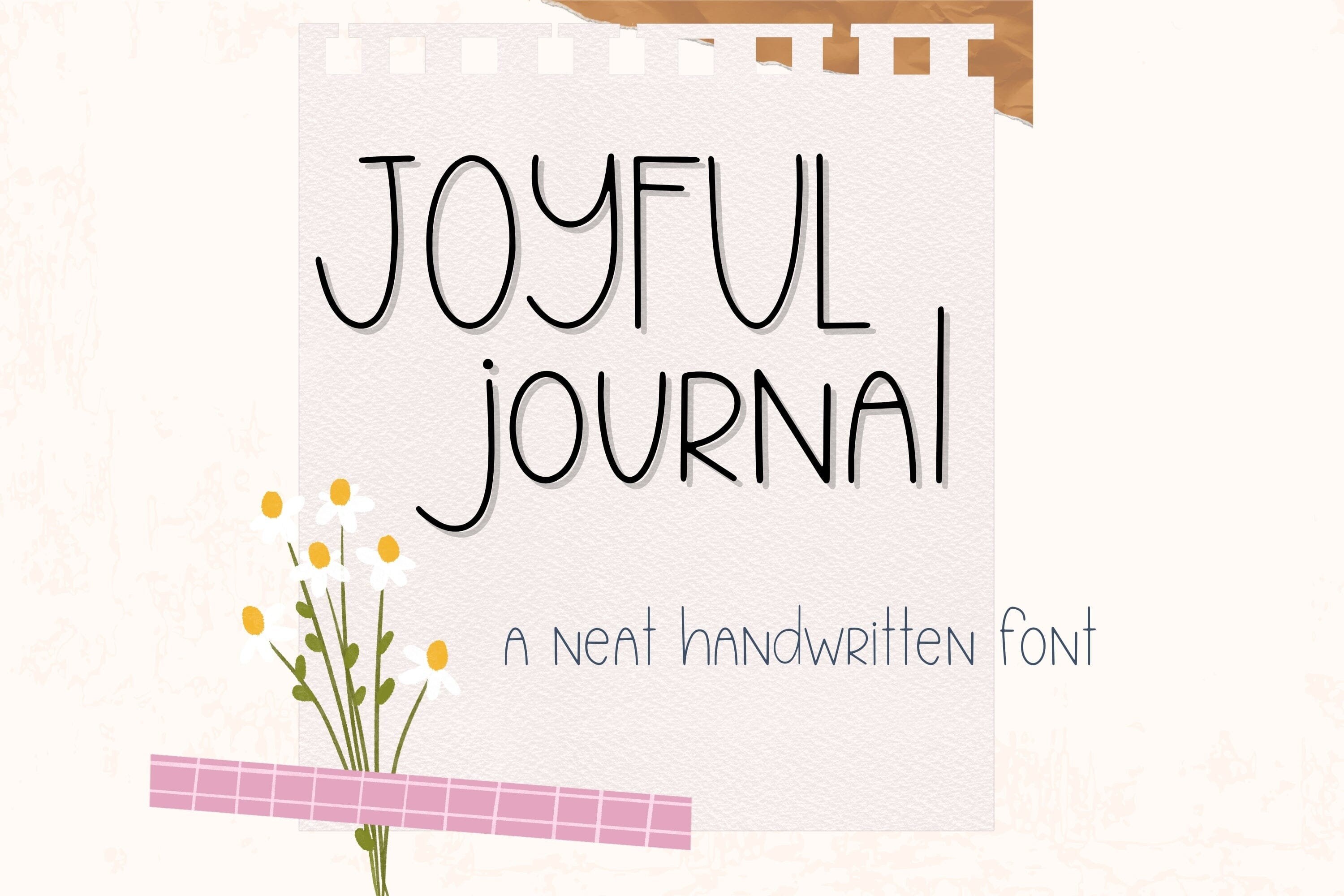 Joyful Journal: Cute Handwritten Font, Handwriting Font for Cricut - Etsy