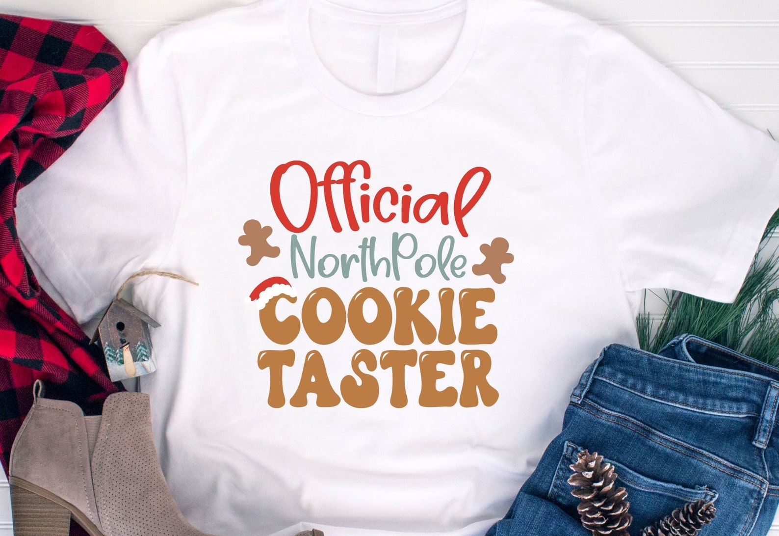 Official North Pole Cookie Taster DTF Transfer - Etsy