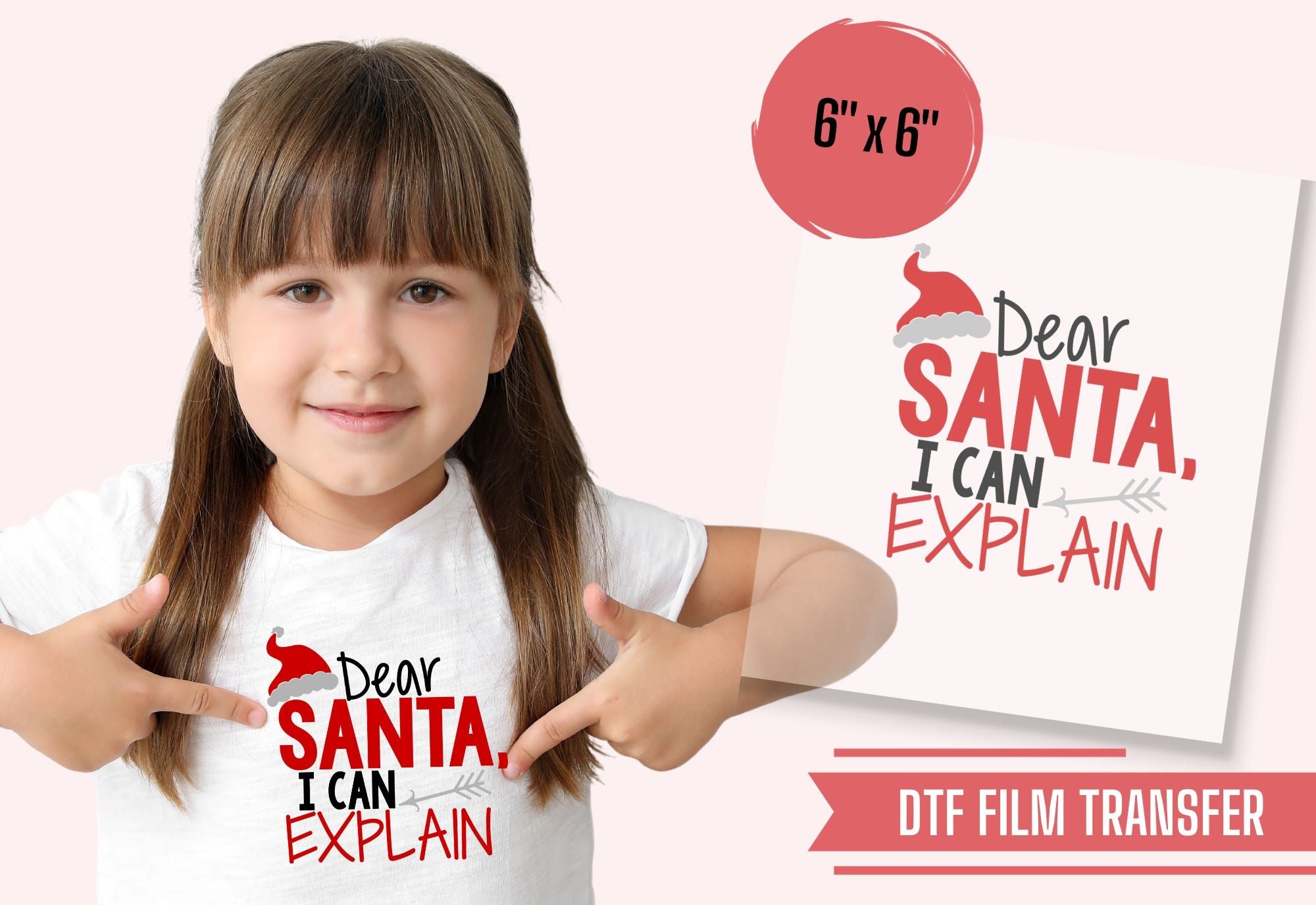 Santa I Can Explain Funny Iron on Iron on Transfer Ready to Press in 15 ...