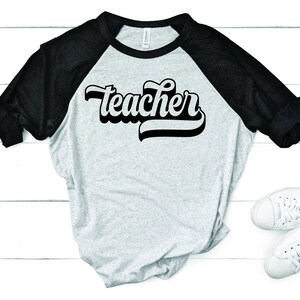 Teacher Retro Svg Teacher Design Svg Png Dxf Eps | Etsy