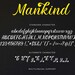 Mankind Handwritten Font - Etsy