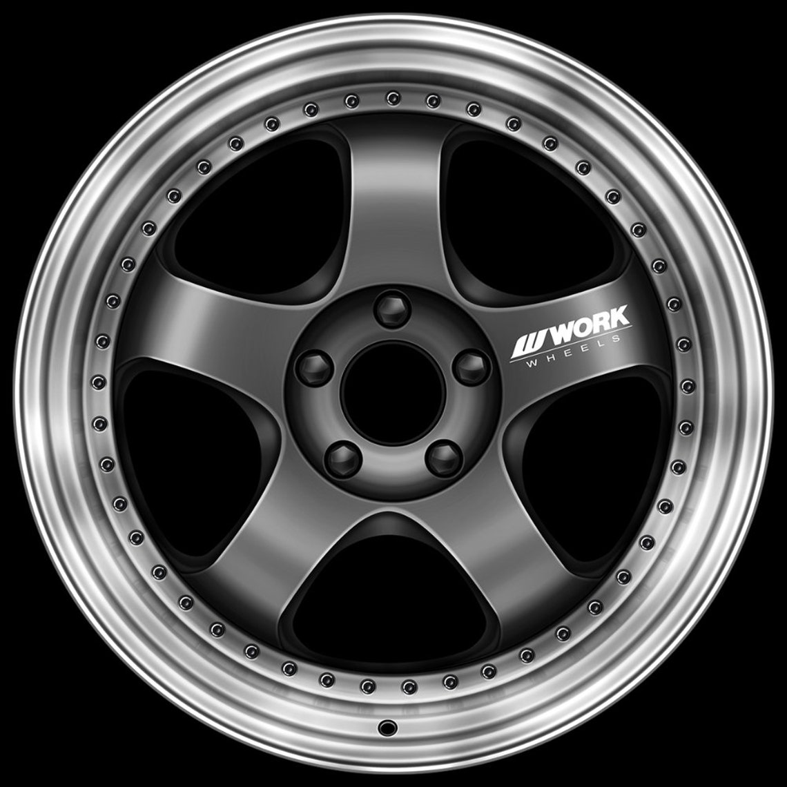 Modern Classic Wheels Poster - Timeless Japanese and European Wheels ...