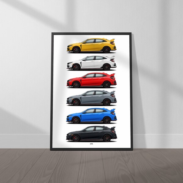 Honda Civic Type R Poster - Etsy