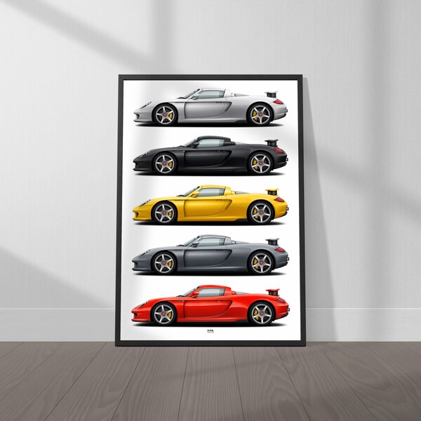 Porsche Carrera Gt Poster - Etsy