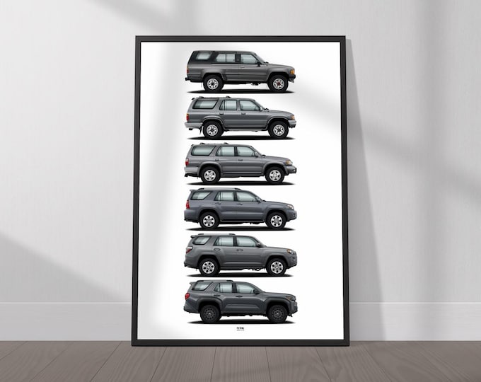 Toyota 4runner Evolution Poster - Etsy Canada