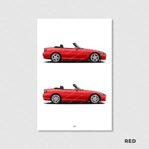 Honda S2000 Evolution Generations Poster - Etsy