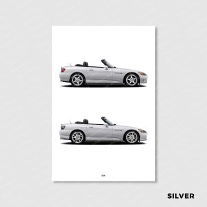 Honda S2000 Evolution Poster- Wall Art for Car Enthusiasts - Etsy