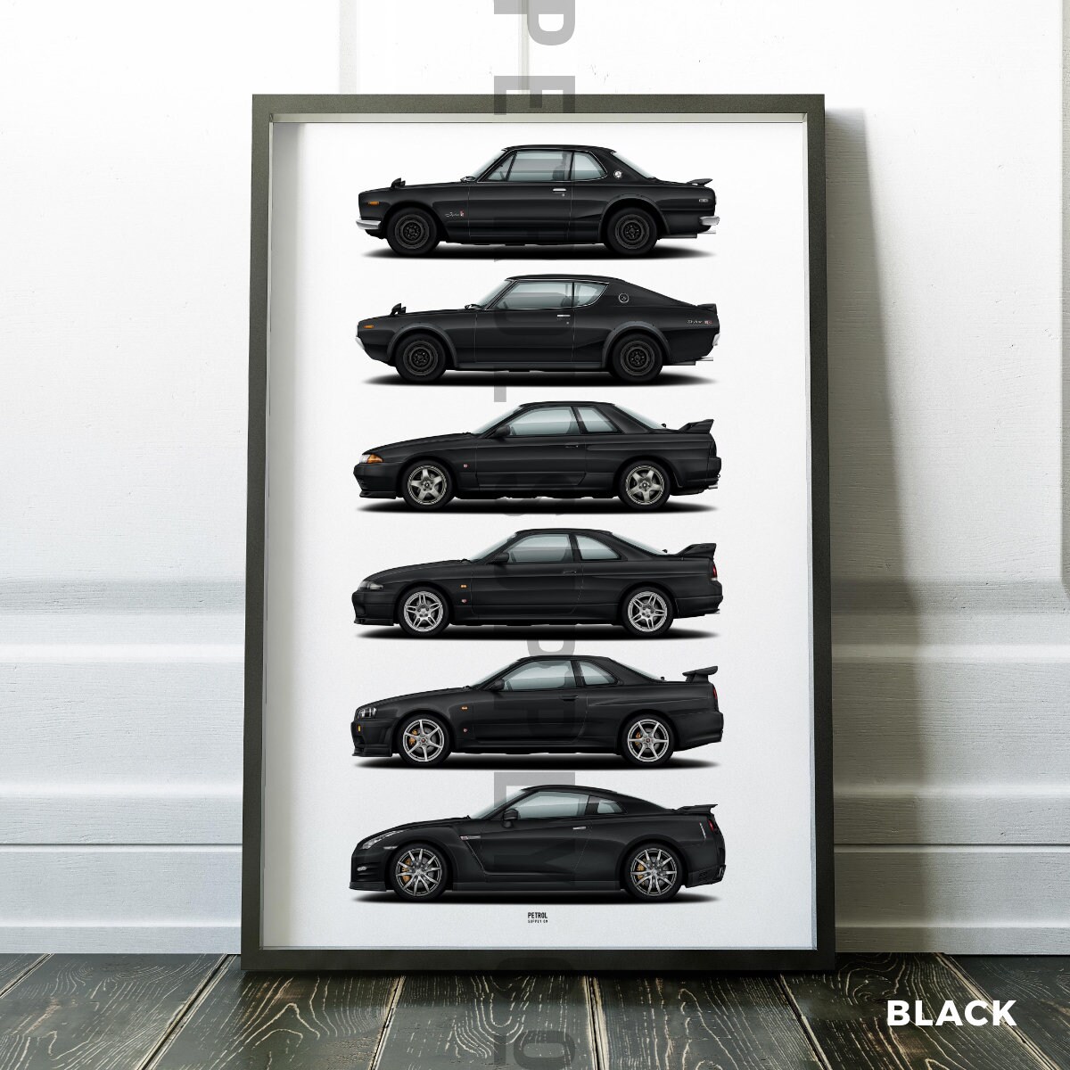 Nissan GT-R Evolution Poster KPGC10 KPGC110 R32 R33 R34 - Etsy