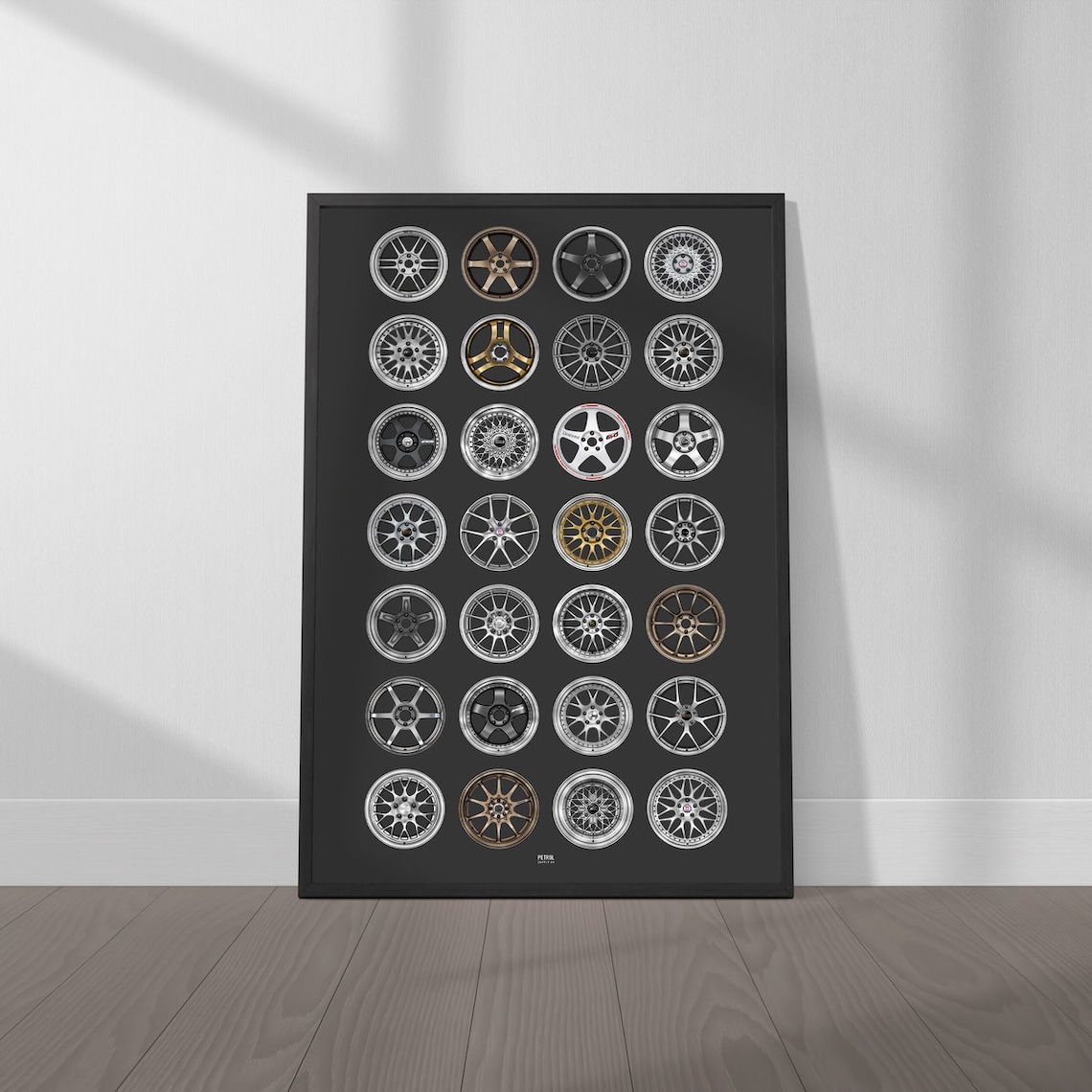 Modern Classic Wheels Poster - Timeless Japanese and European Wheels ...