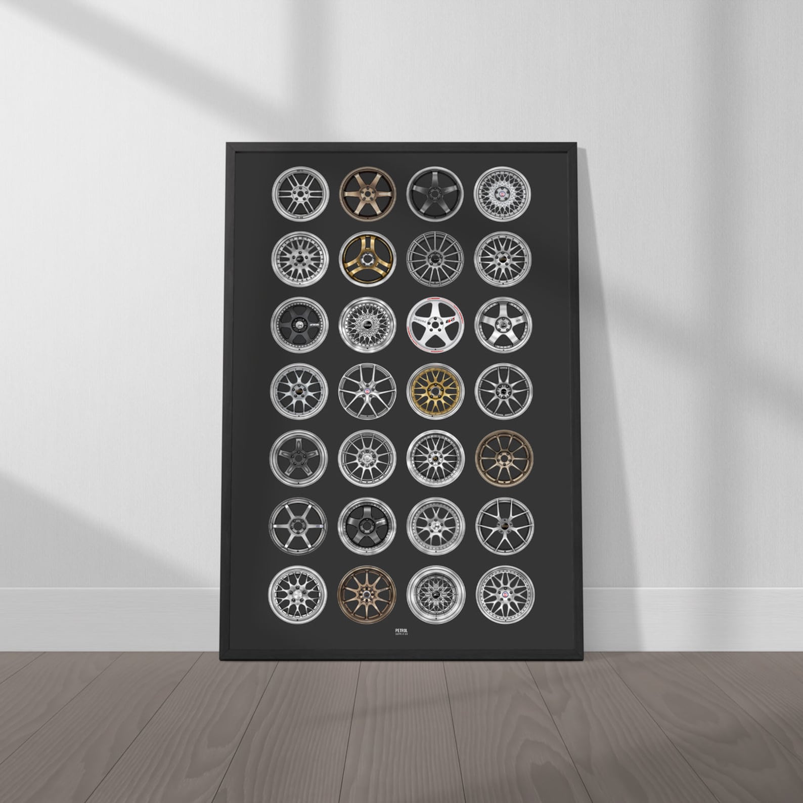 Modern Classic Wheels Poster - Timeless Japanese and European Wheels ...