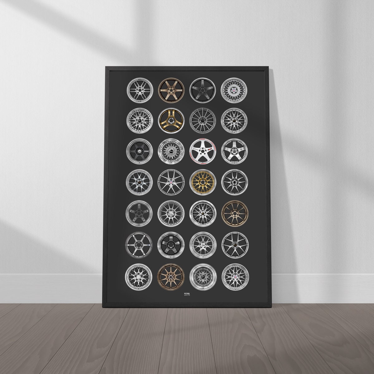 Modern Classic Wheels Poster - Timeless Japanese and European Wheels ...