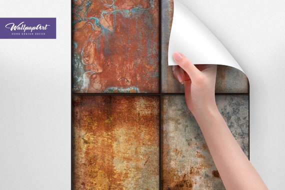 Rusted Metal Wall Panels