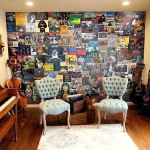 Rock Star Poster Wall Mural: Music Icons Collage, Peel & Stick or ...