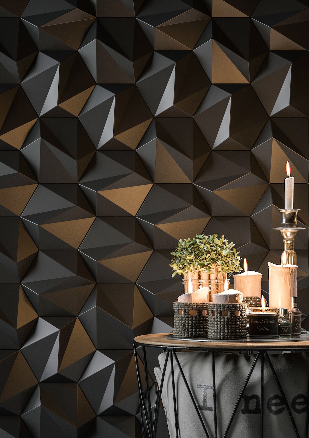 ZETA 3D Wall Panels: DIY Copolymer Tile System DMR005 - Etsy