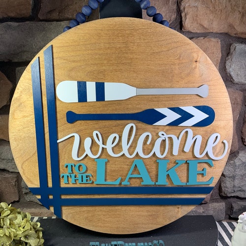 Lake Life Door Hanger - Etsy