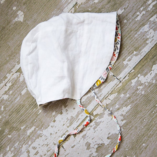 Linen Bonnet - Etsy