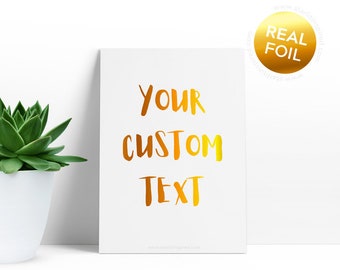 Large Custom Card - Etsy