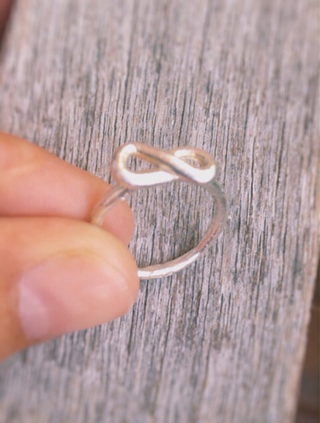 Anillo De Plata Infinito . Infinity Silver Ring. - Etsy