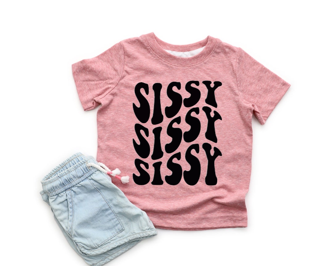 Sissy Svg, Sister Svg, Wavy Stacked Svg, Cut Files for Cricut - Etsy