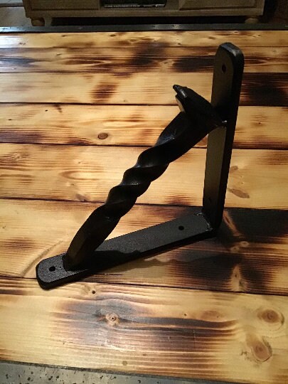 Railroad Shelf Brackets Railroad Shelf Railroad Decor Train Decor Heavy ...