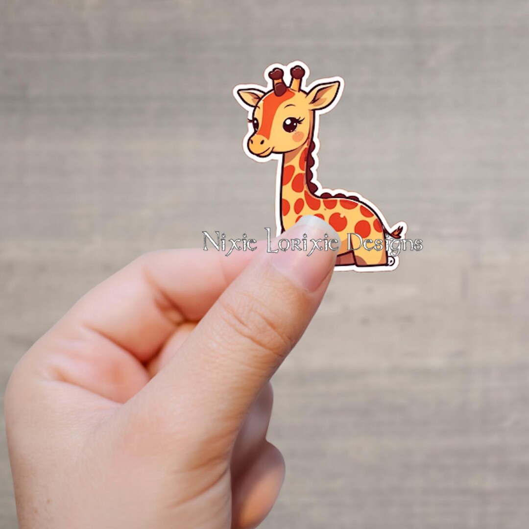 Cute Giraffe Stickers - Etsy