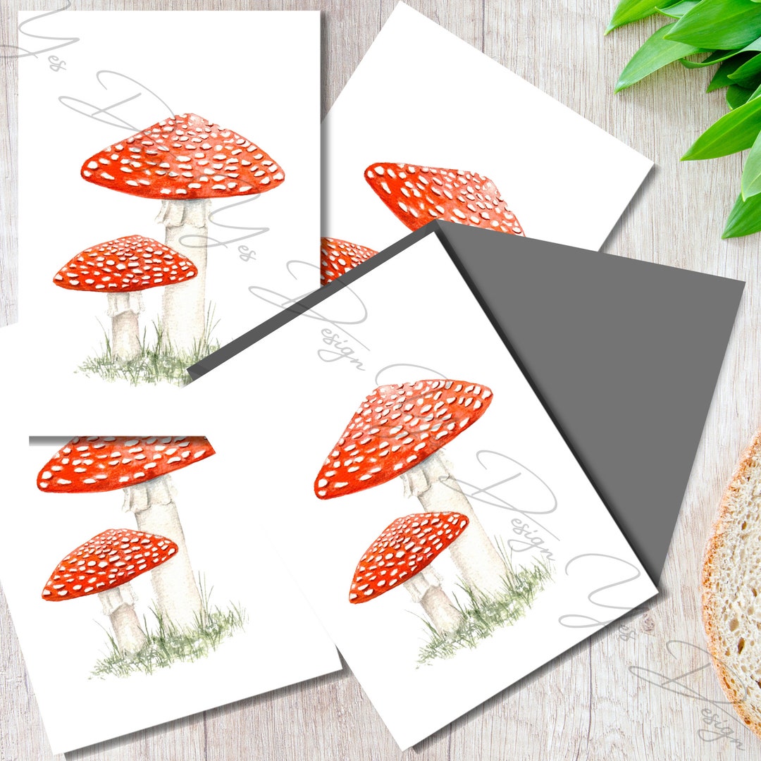 Kort Flugsvamp A6 - Etsy