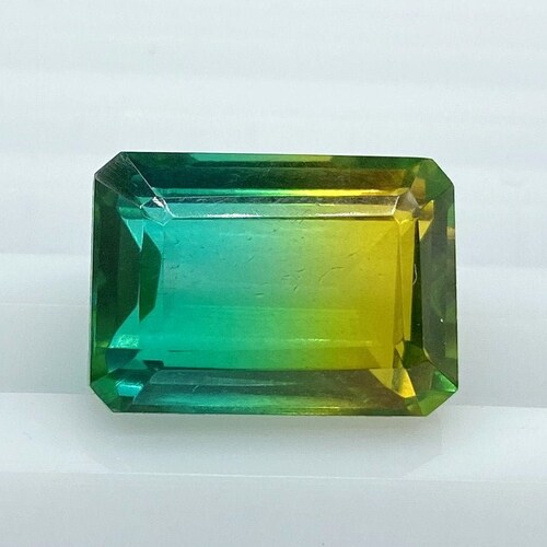 Natural Crystal Watermelon Tourmaline Gemstone Faceted Doublet - Etsy