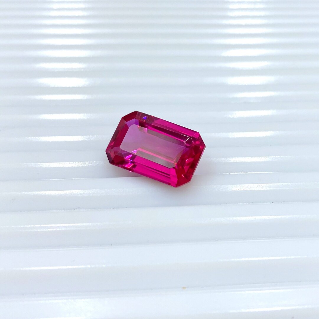 11x18 Flawless Ceylon Dark Pink Sapphire Loose Gemstone Octagon Shape ...
