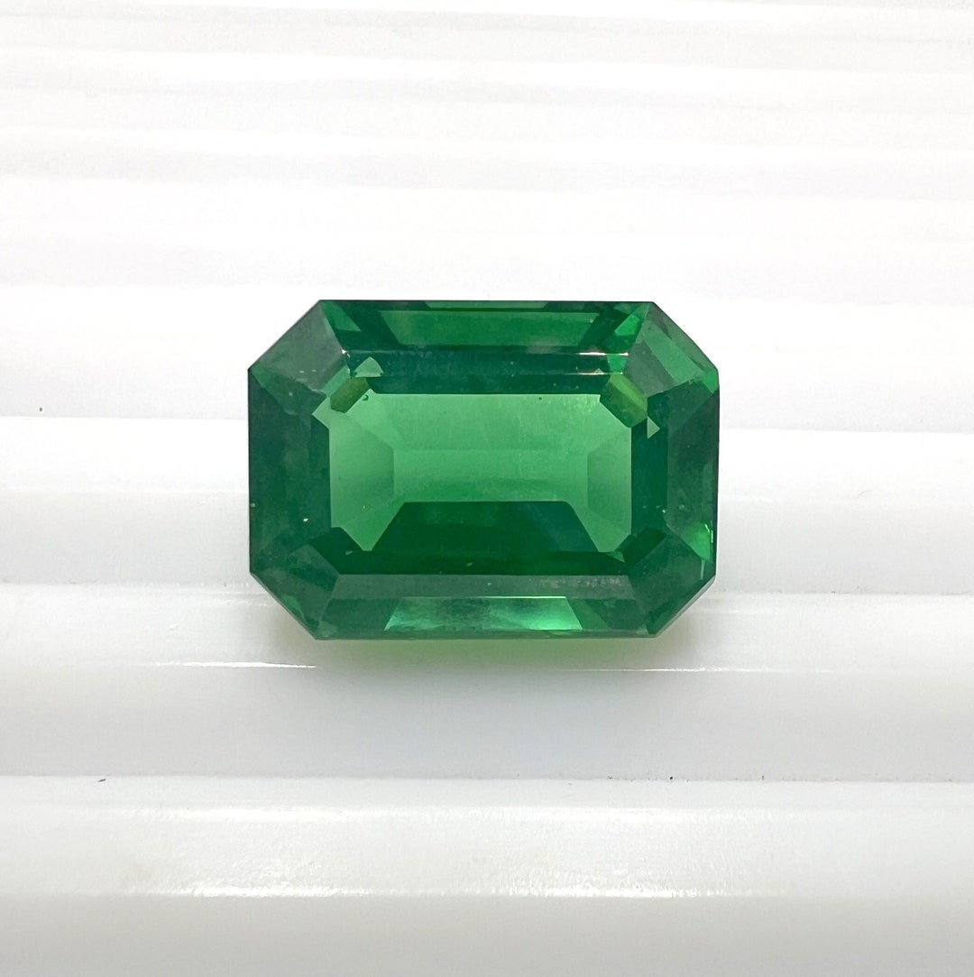 10x14mm Colombian Green Emerald Loose Stone , Green Emerald Stone ...