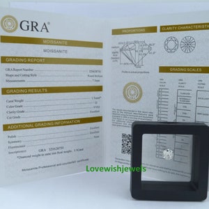 Octagon Emerald Step Cut White D Color VVS1 Loose Moissanite, GRA ...