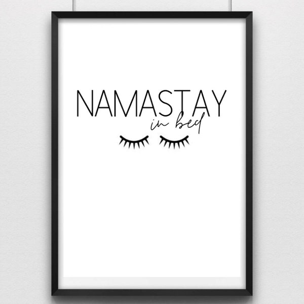 Namastay in Bed - Etsy