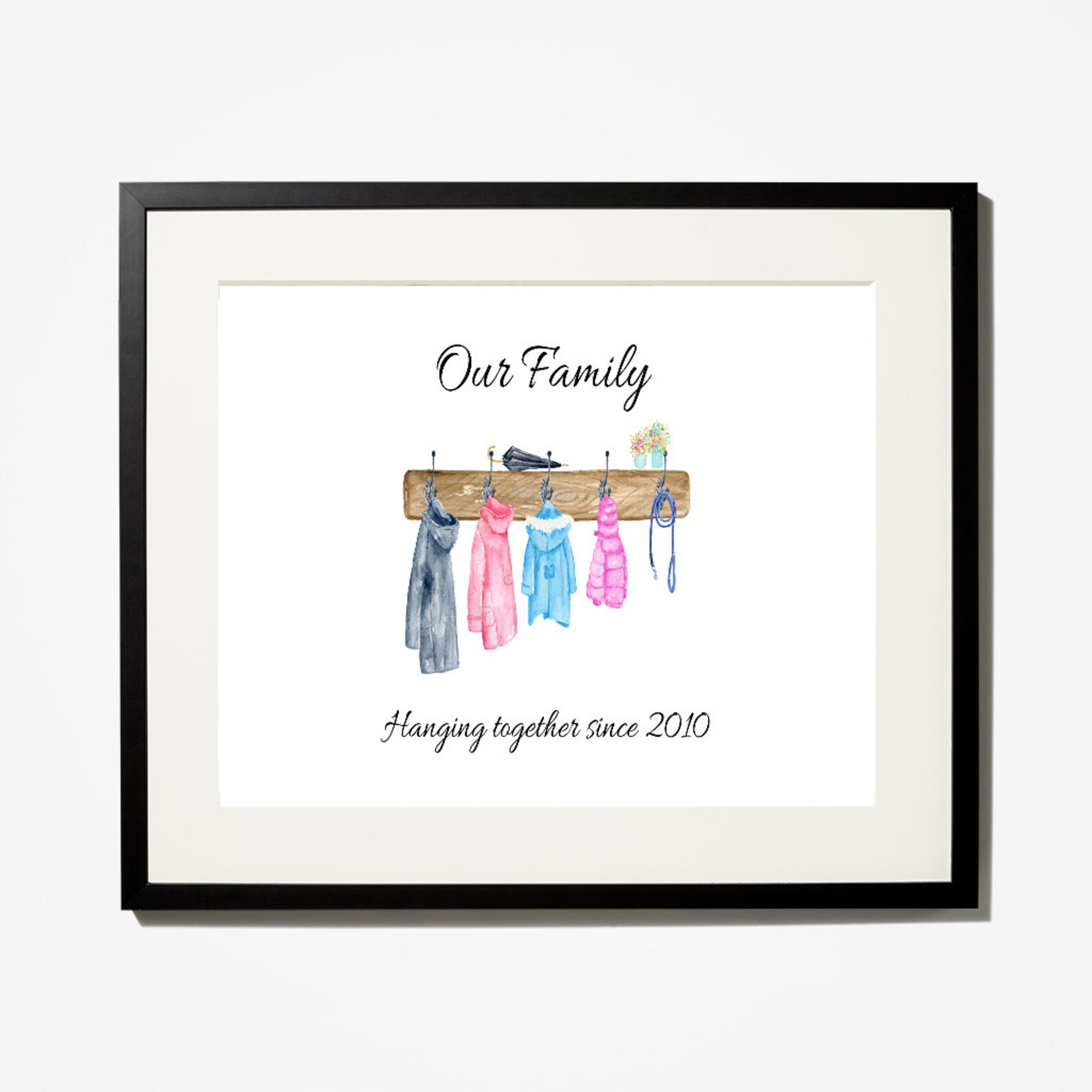 Custom Family Gift Personalised Family Print Custom Gift - Etsy UK