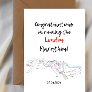 Congratulations London Marathon Card London Marathon 21st April 2024 ...