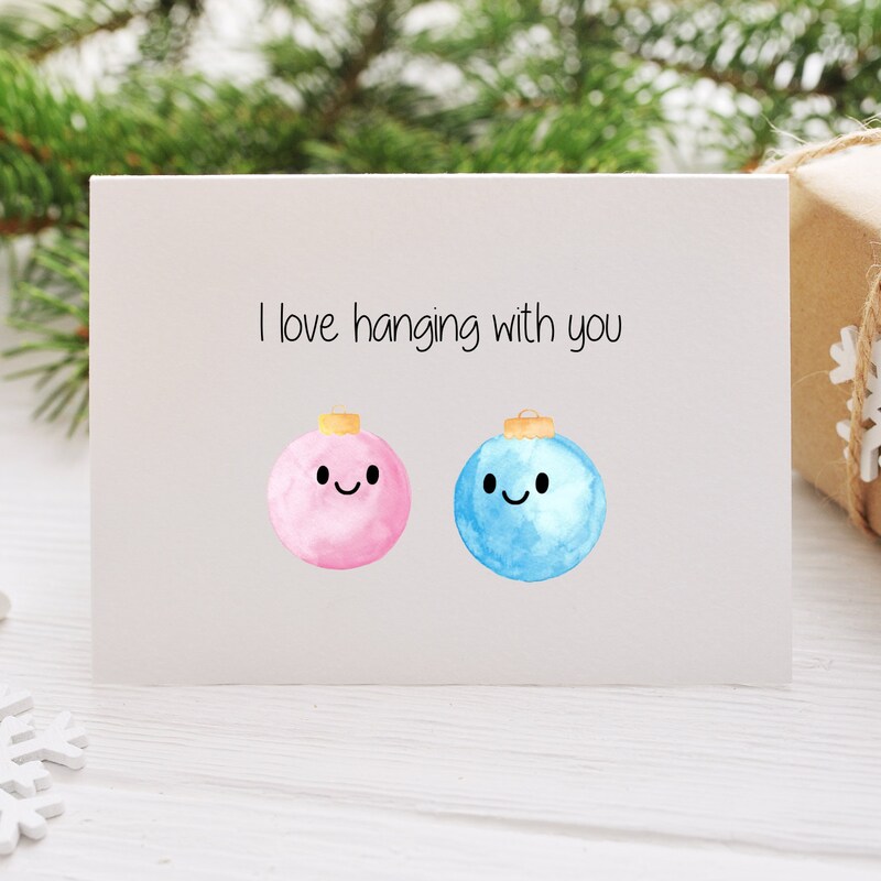 Love Christmas Card - Etsy