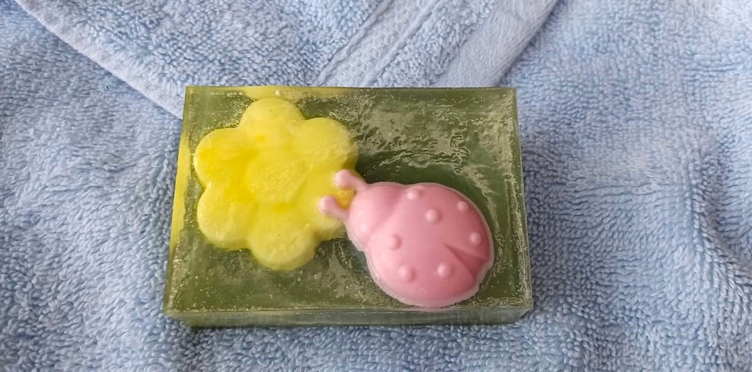 Floral and Bug Soap| Ladybug Bar Soap| Bee Soap| Handmade| Goat's Milk ...