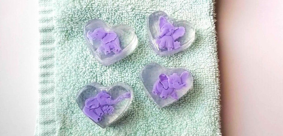 Baby Elephant Heart Soaps| Heart| Shea Butter Soap| Glycerin Soap| Love ...