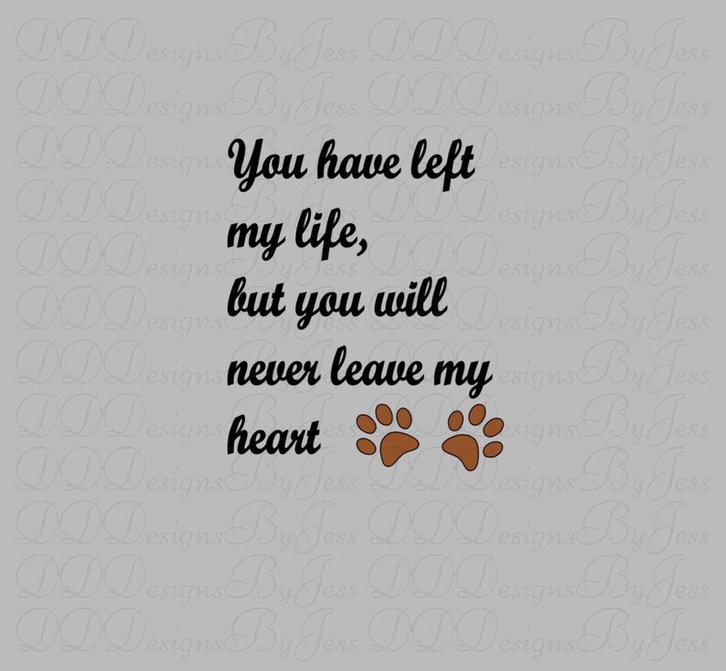 Pet Passing, Memorial, Pet Memorial, Svg, Dxf, Png, Cut Files, Digital ...