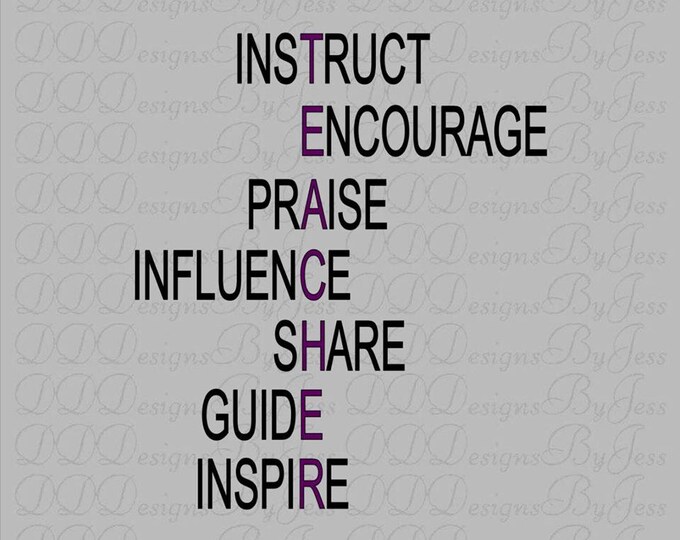 Teacher Appreciation Acrostic Poem Mentor Patient Caring Dedicated ...