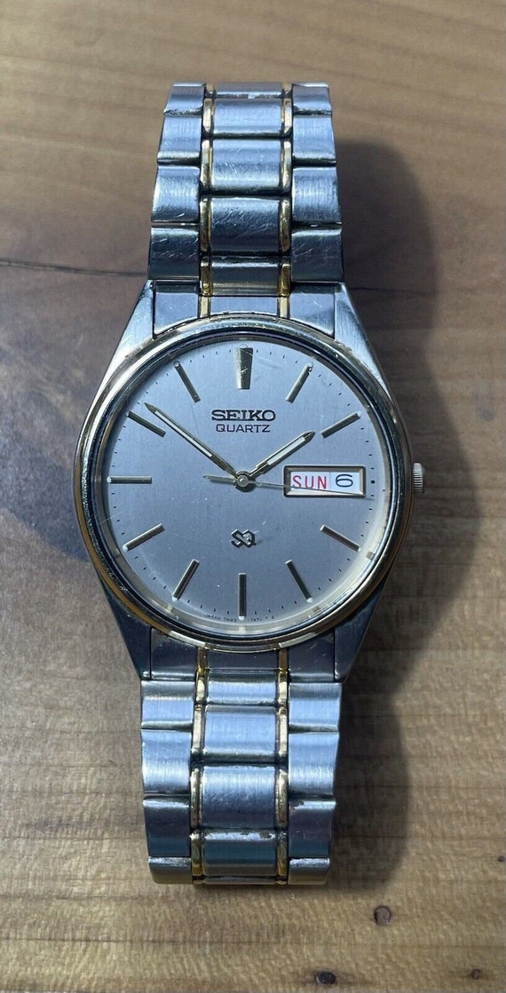 Seiko Seiko 7N43 Quartz Day-Date Two Tone Watch - Gem