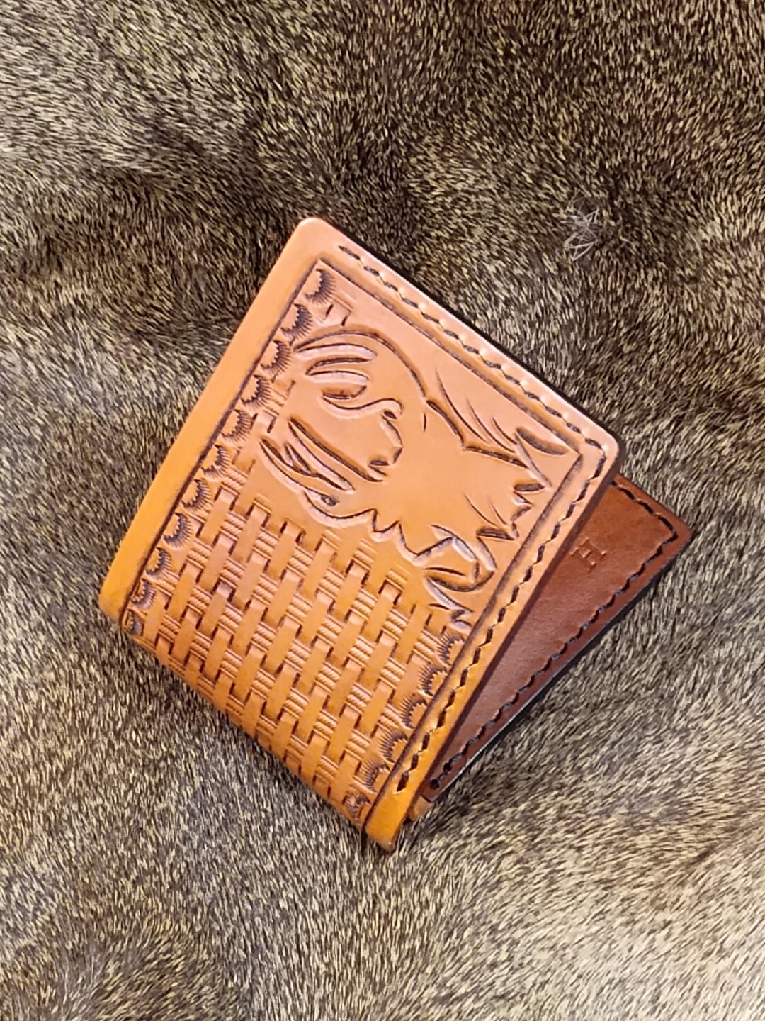 Deer Hunter's Wallet; Leather Wallet; Billfold - Etsy