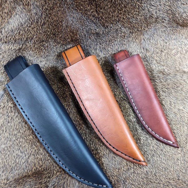 Leather Sheath for Fixed Blade - Etsy