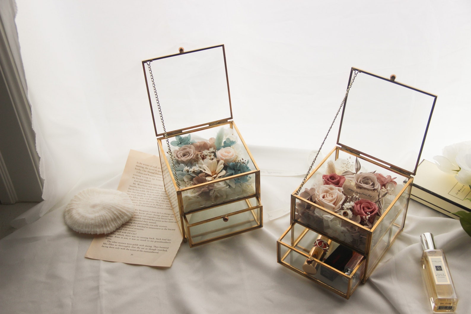 Standard Preserved Flower in Jewellery Box (bubbly Pink) - Etsy