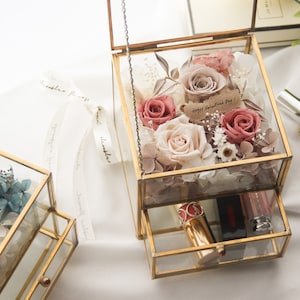 Standard Preserved Flower in Jewellery Box (bubbly Pink) - Etsy