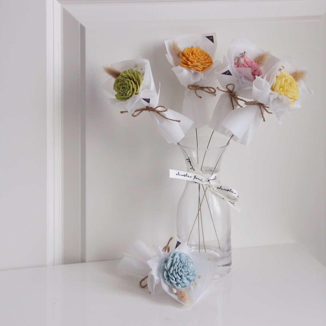 Nano Sola Flower Bouquet sky - Etsy