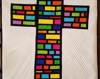 Stained glass quilt | Etsy