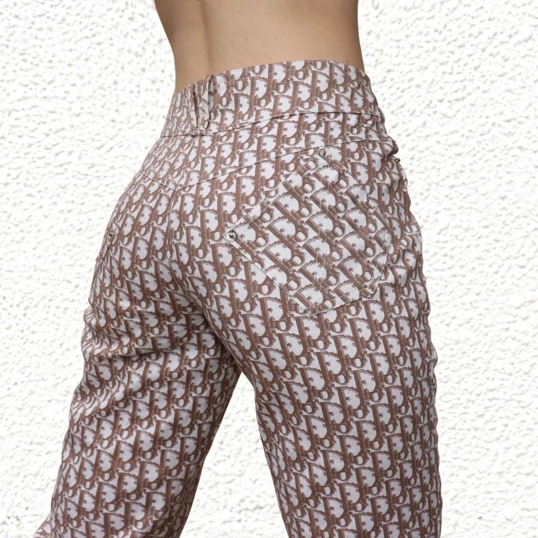 DIOR Monogram Jeans - Etsy